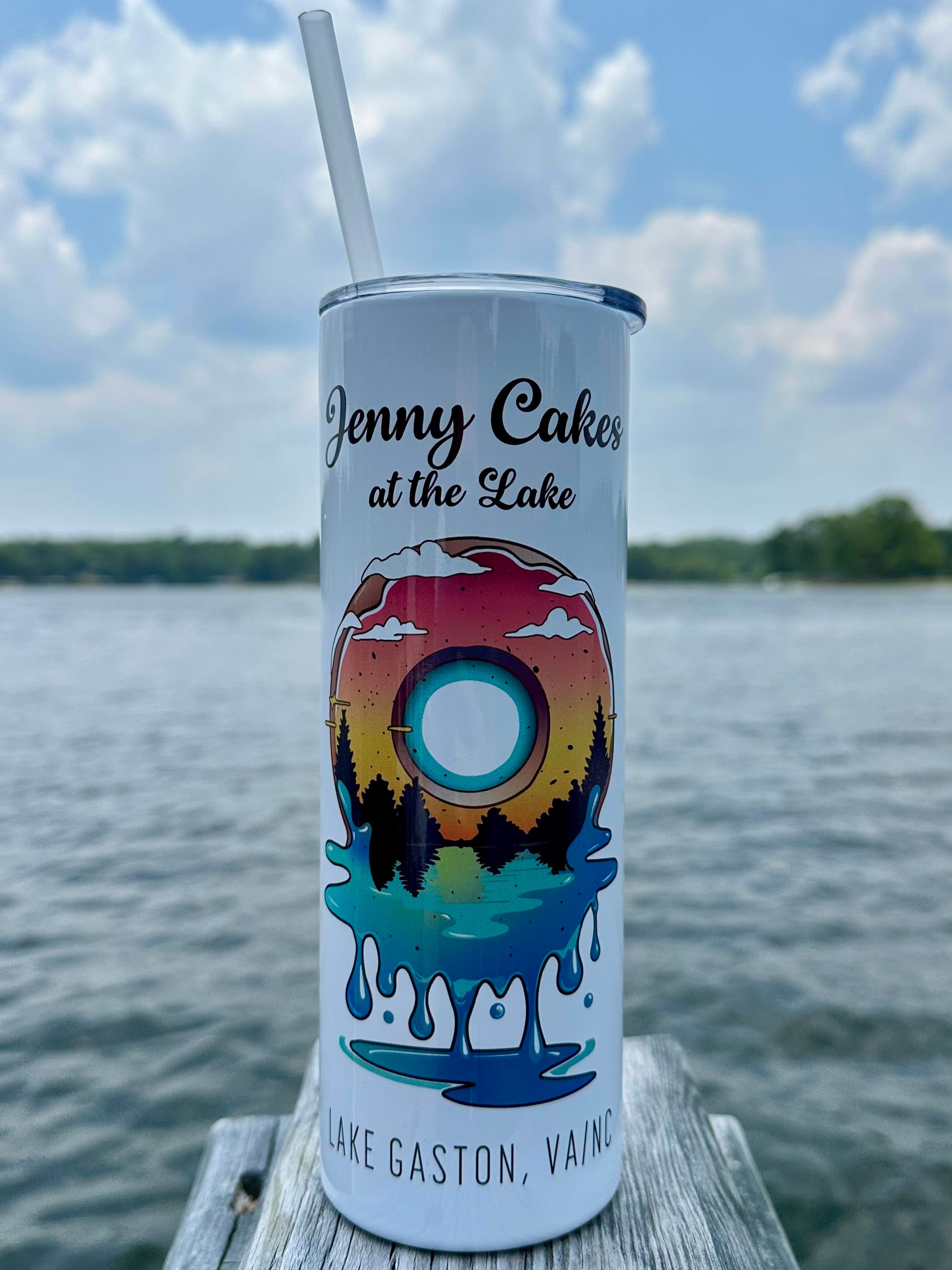 Donut Skinny Tumbler | Jenny Cakes at the Lake